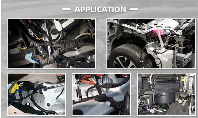 Mini Fit Overmolding Cable Assemblies 4.20mm Injection Molded Plastic ...