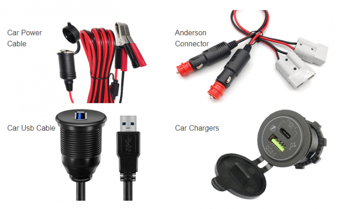 Anderson Power Cable Assemblies , Equivalent 50A DC Connector Cable ...