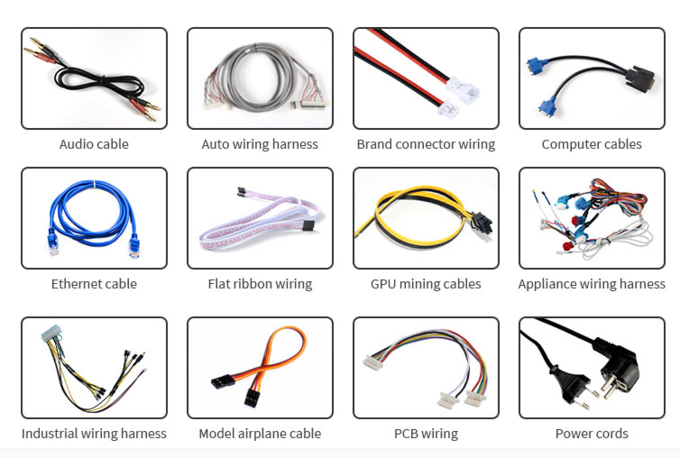 Custom RS232 Overmolding Cable Assemblies DB9 Female To USB 2.0 B Male Type