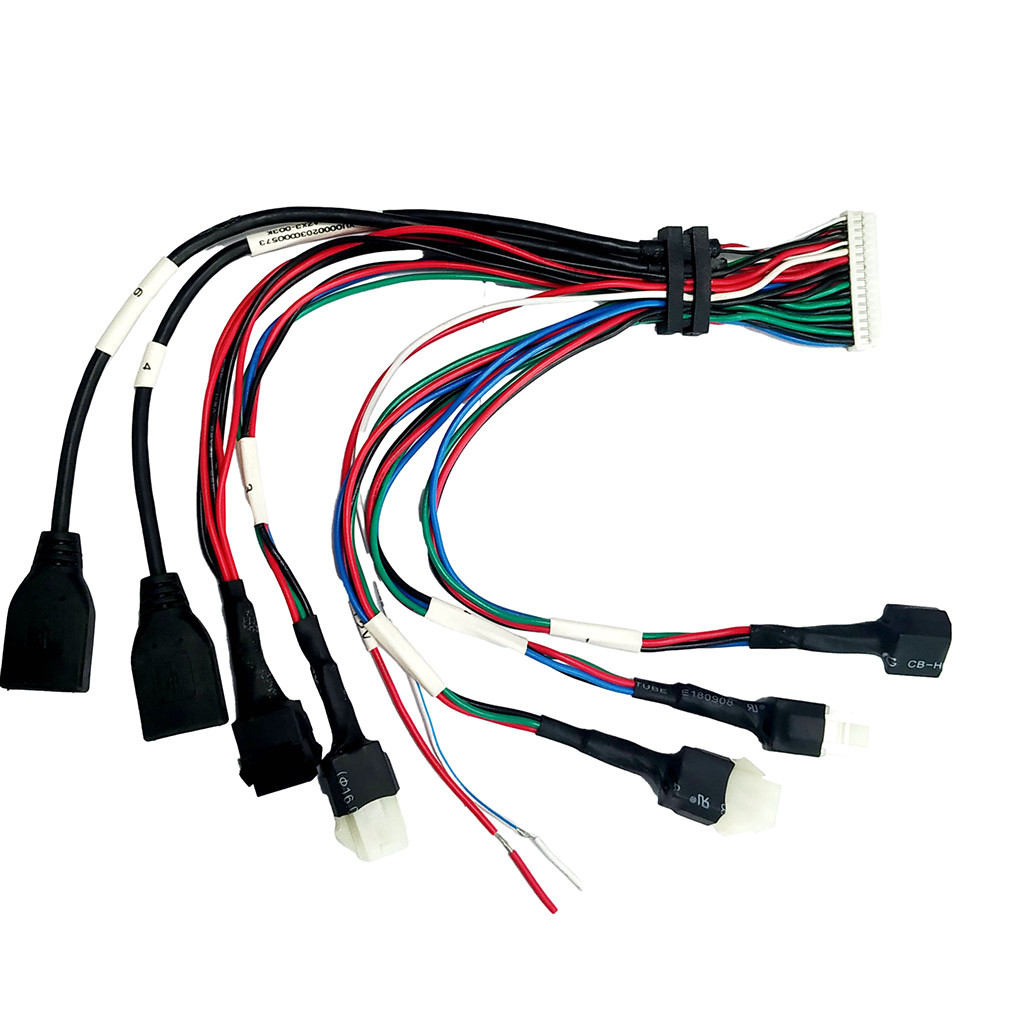 Mini Fit Overmolding Cable Assemblies 4.20mm Injection Molded Plastic ...