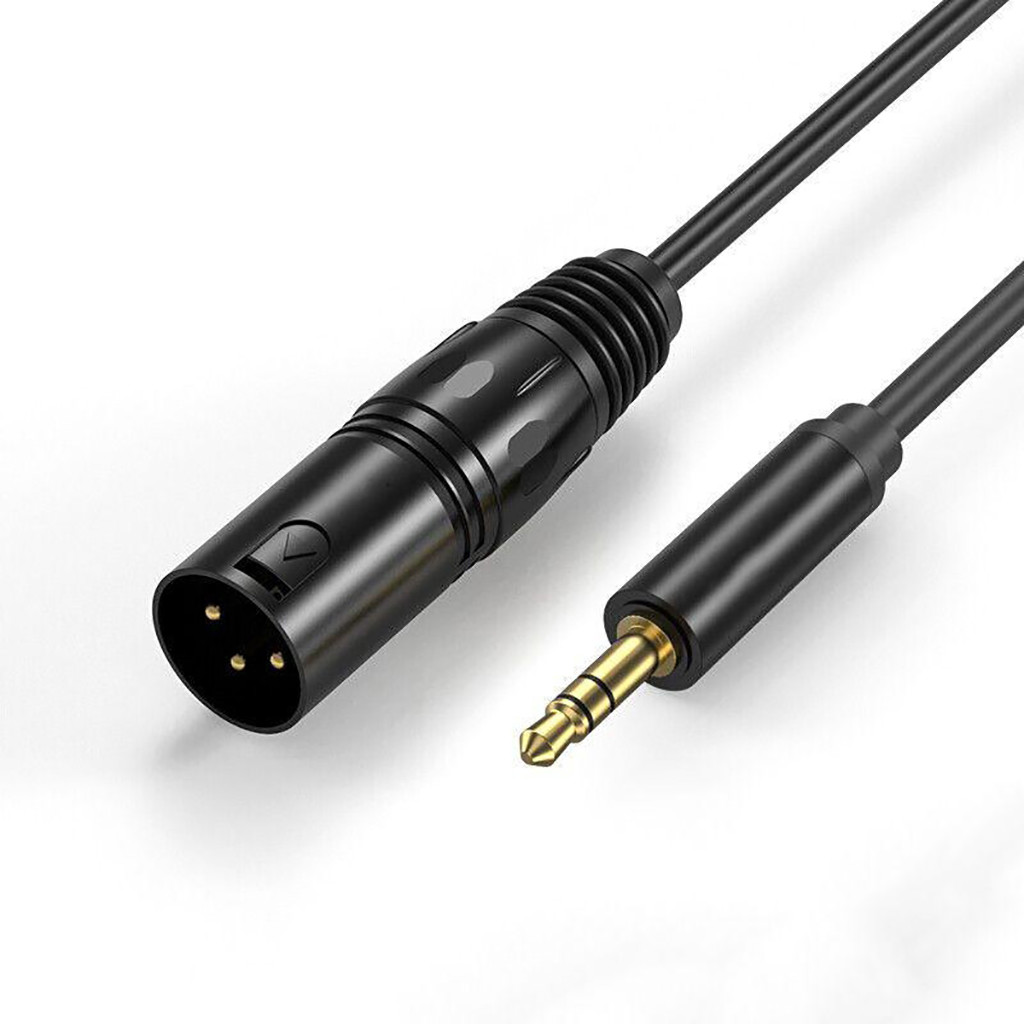 Customized 3.5 Mm Jack Coiled Cable 7 Pin XLR Male To Female 3 Pin Xlr ...